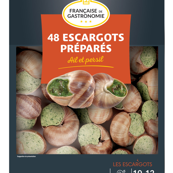 48 escargots préparés | Française de Gastronomie